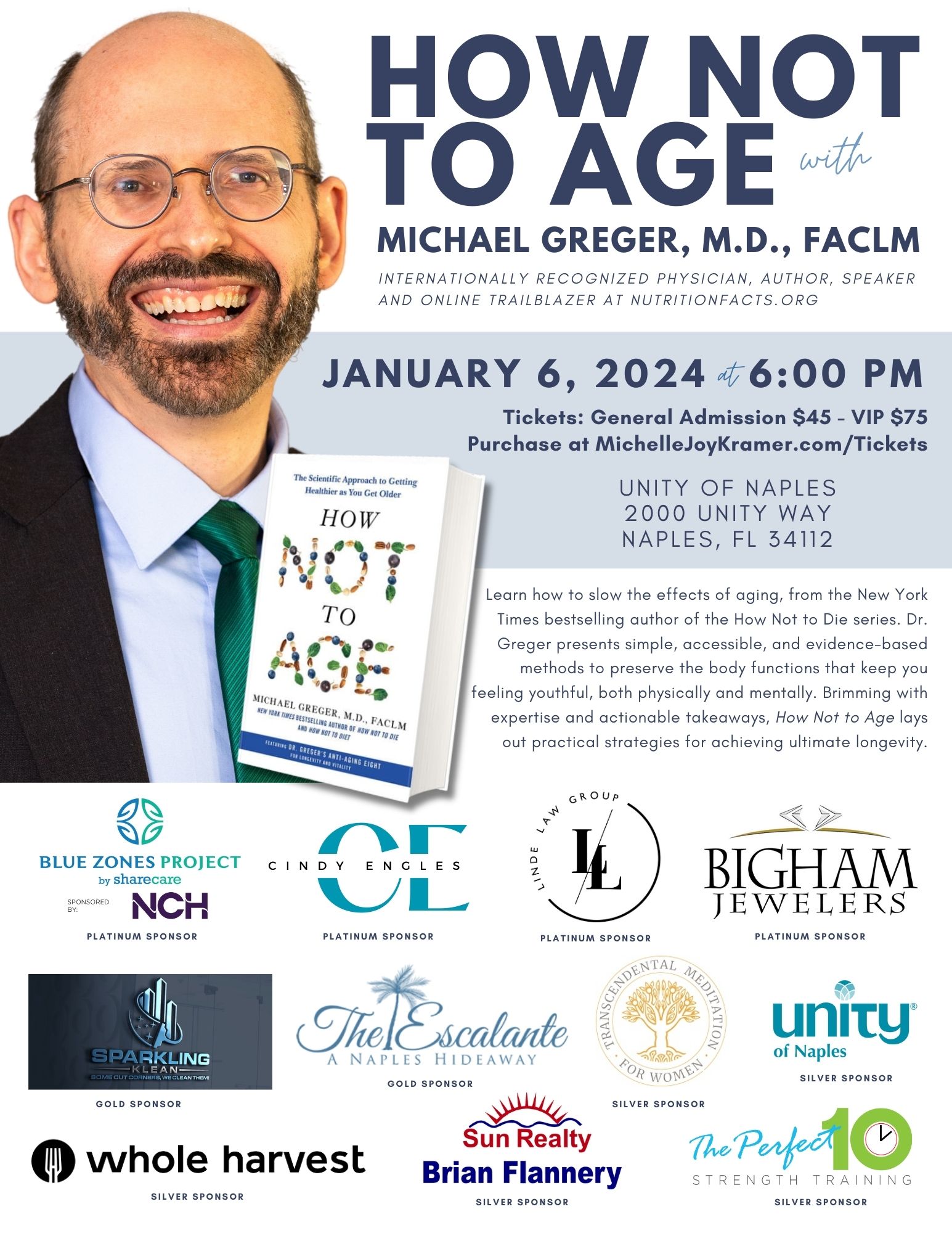 Sponsors - Michelle Joy Kramer